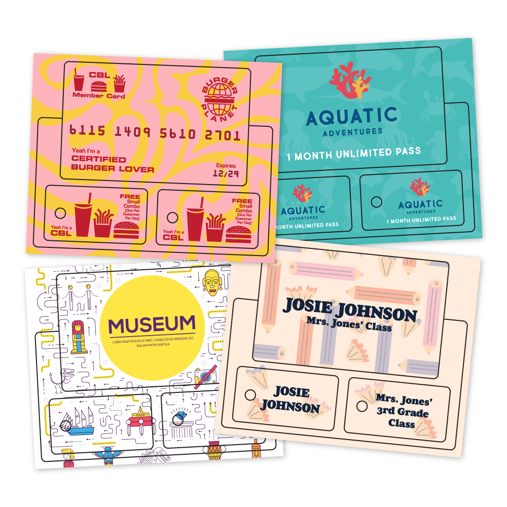 Custom Plastic Card and Two Key Tag Combo – Plastic Printers