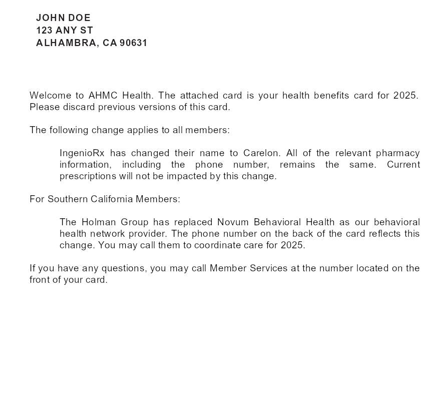 AHMC Healthcare - Version - 02 – Plastic Printers