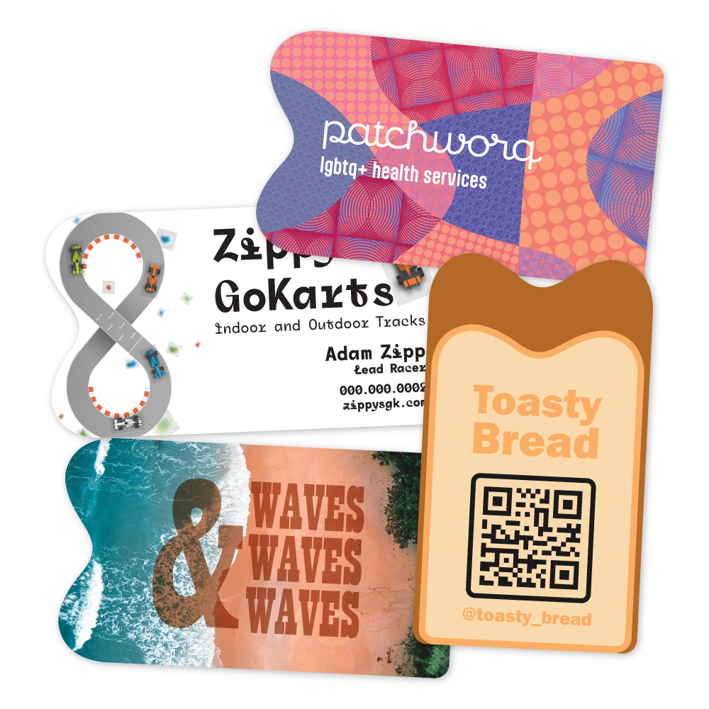 Custom Plastic 3.5" x 2" Bumped Cards – Plastic Printers
