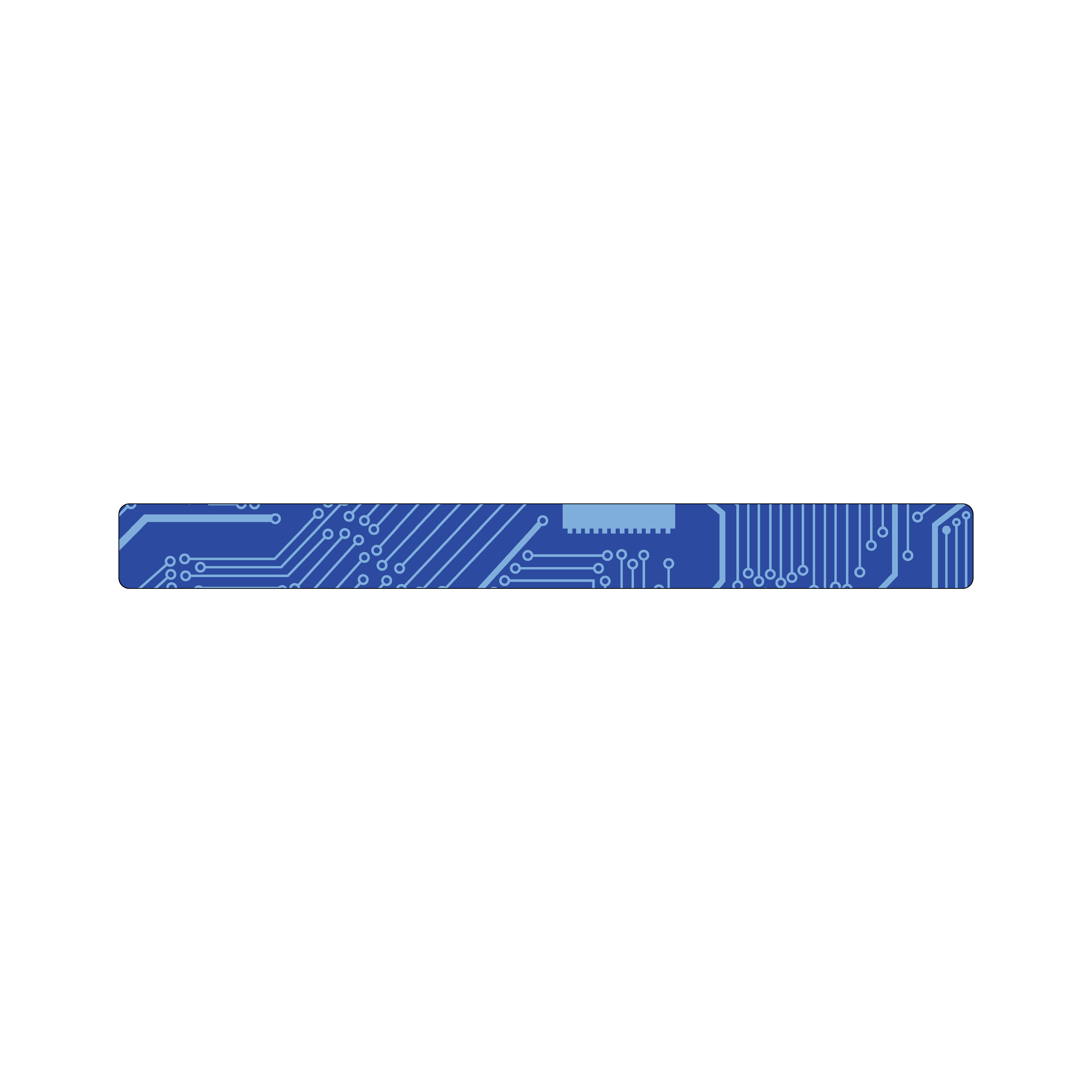 Custom Plastic 1" x 10.125" Long Cards – Plastic Printers