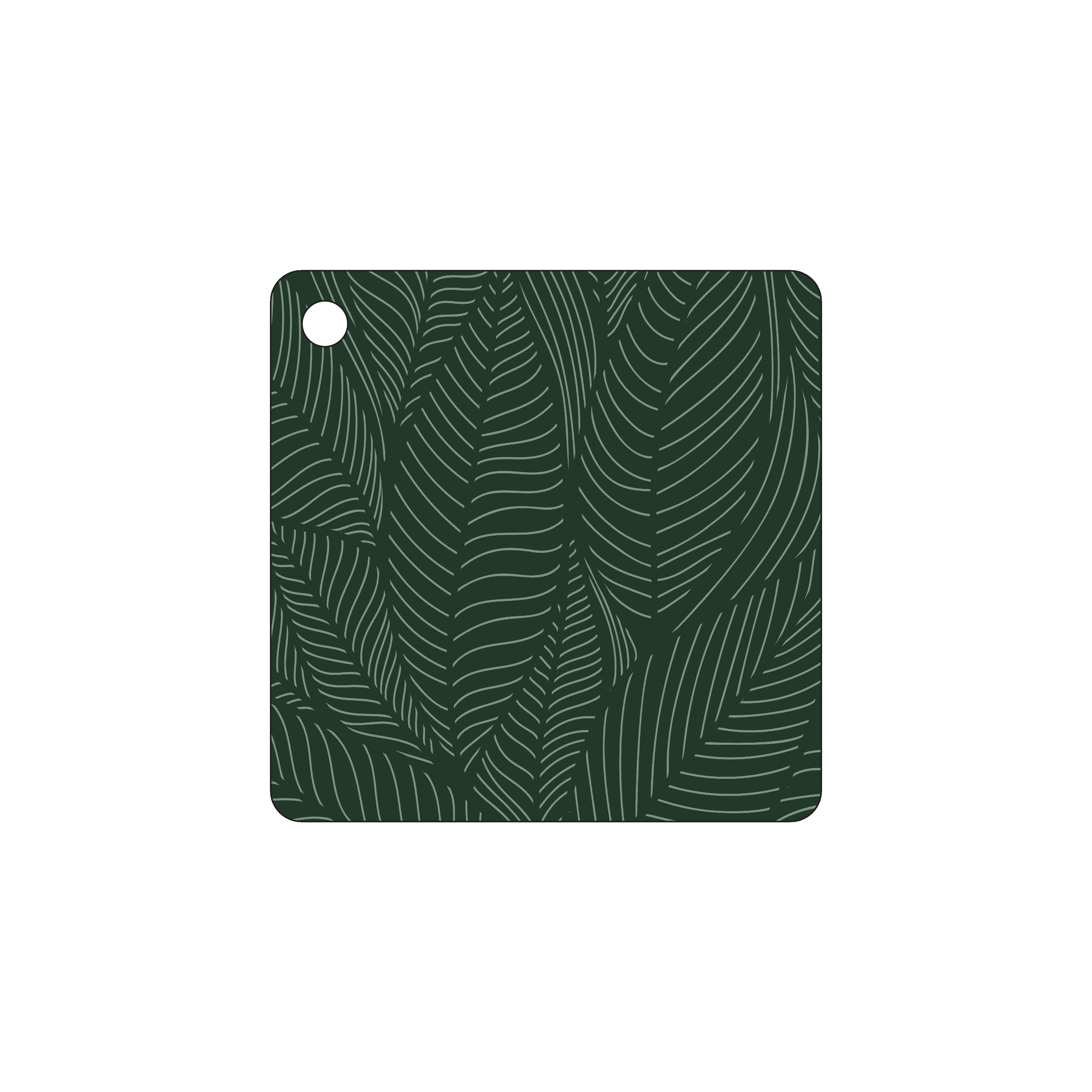Custom Plastic 3" x 3" Square with Corner Hole Tags – Plastic Printers
