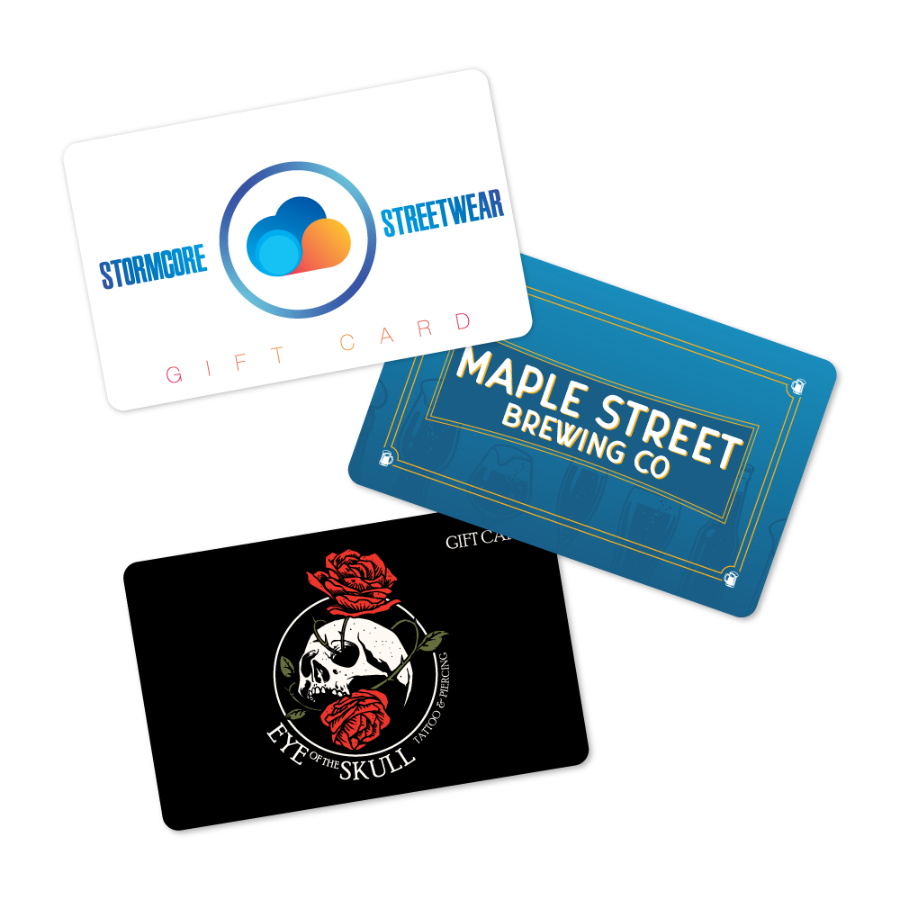 Custom Designed Gift Cards – Plastic Printers