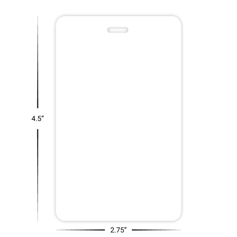 Custom Conference Badges - 4.5" x 2.75" Shape – Plastic Printers