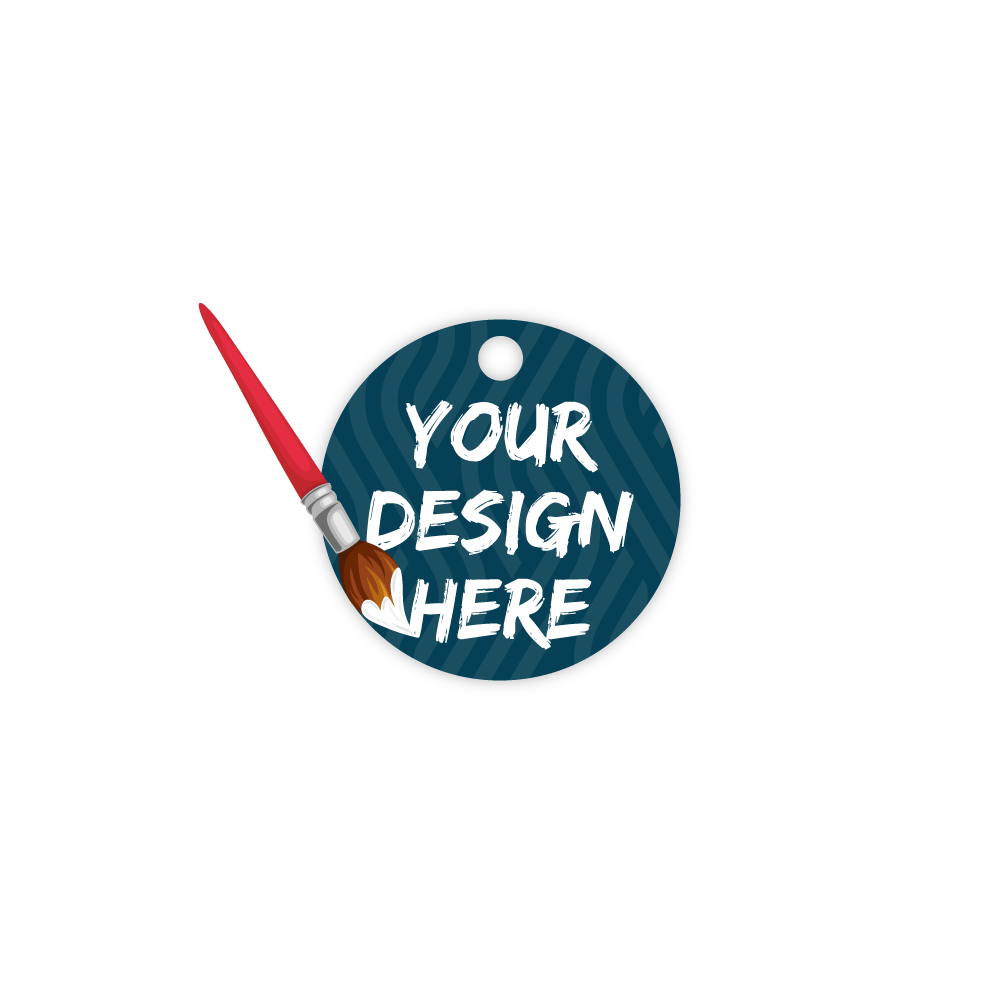 Custom Key Tags - Circle Shape – Plastic Printers